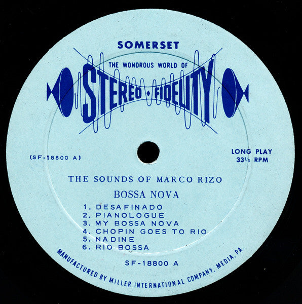 Bossa Nova - Brazilian Jazz by Marco Rizo - Groovierecords.com – Groovie Records