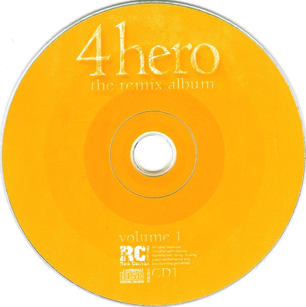 The Remix Album, Volume 1 by 4 Hero – Groovie Records