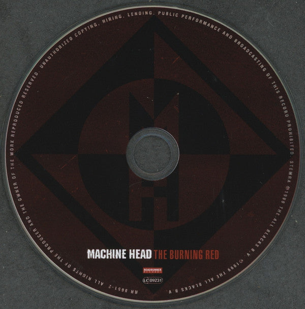 The Burning Red by Machine Head (3) – Groovie Records