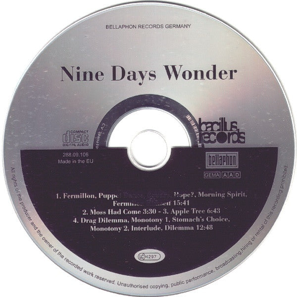 Nine Days Wonder by Nine Days' Wonder – Groovie Records
