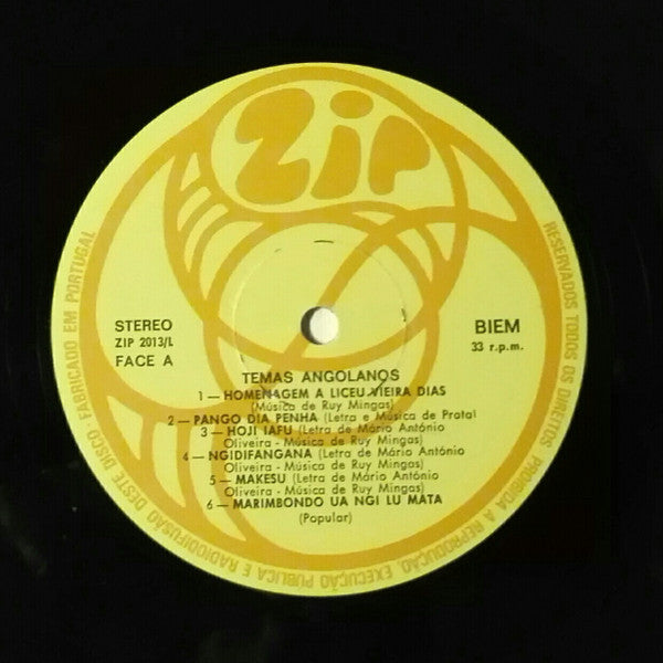 Temas Angolanos by Ruy Mingas – Groovie Records