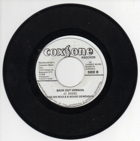 Back Out by Wailing Souls - Groovierecords.com – Groovie Records