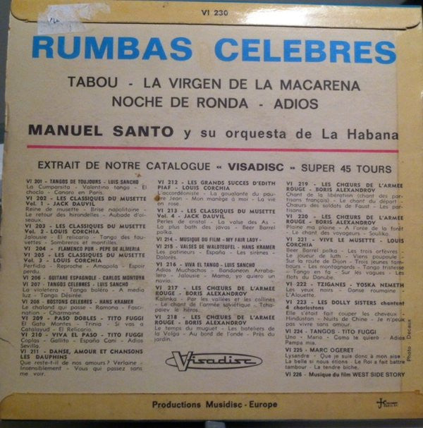 Rumbas Célèbres by Tito Rivera And His Cuban Orchestra - Groovierecords ...