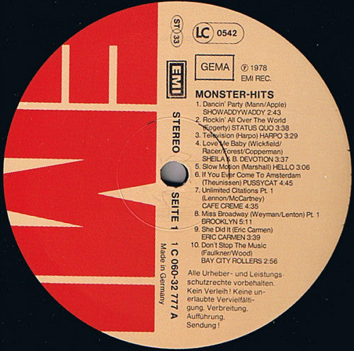 20 Monster-Hits by Various - Groovierecords.com – Groovie Records