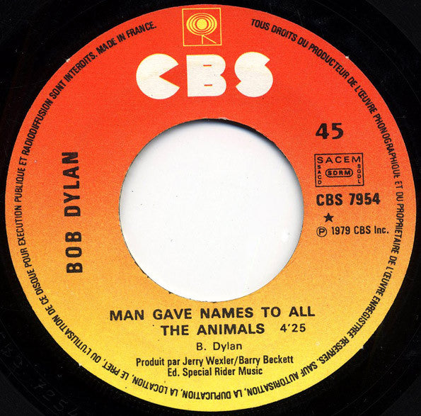 Animals (Man Gave Names To All The Animals) by Bob Dylan ...