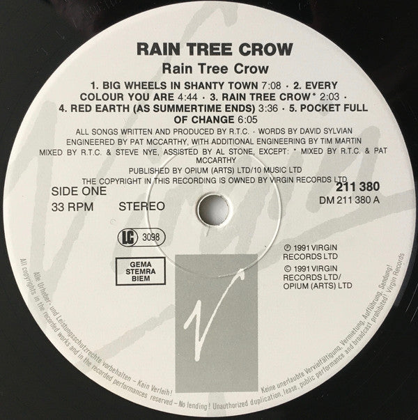 Rain Tree Crow by Rain Tree Crow - Groovierecords.com – Groovie Records